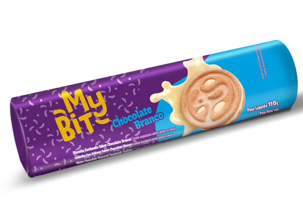 Recheado Chocolate Branco My Bit 110g