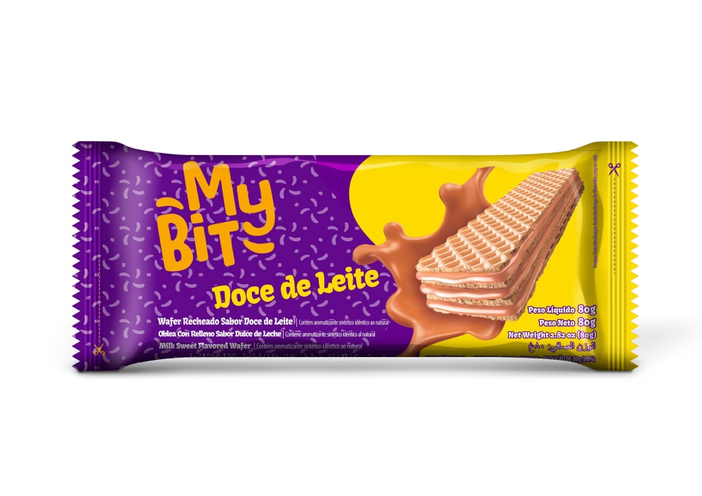 Wafer Doce de Leite My Bit 80g