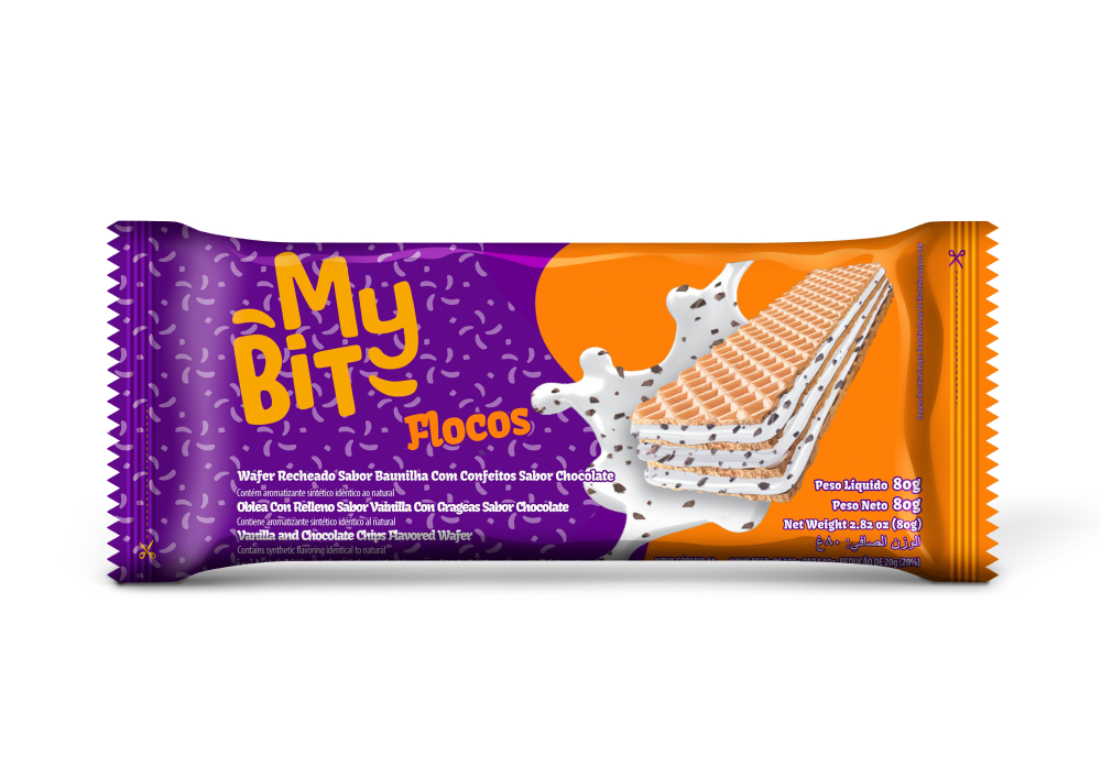 Wafer Flocos My Bit 80g